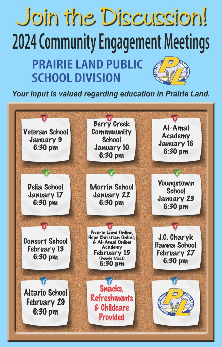 Prairie Land 2024 Community Engagement Meetings - Prairie Land School ...